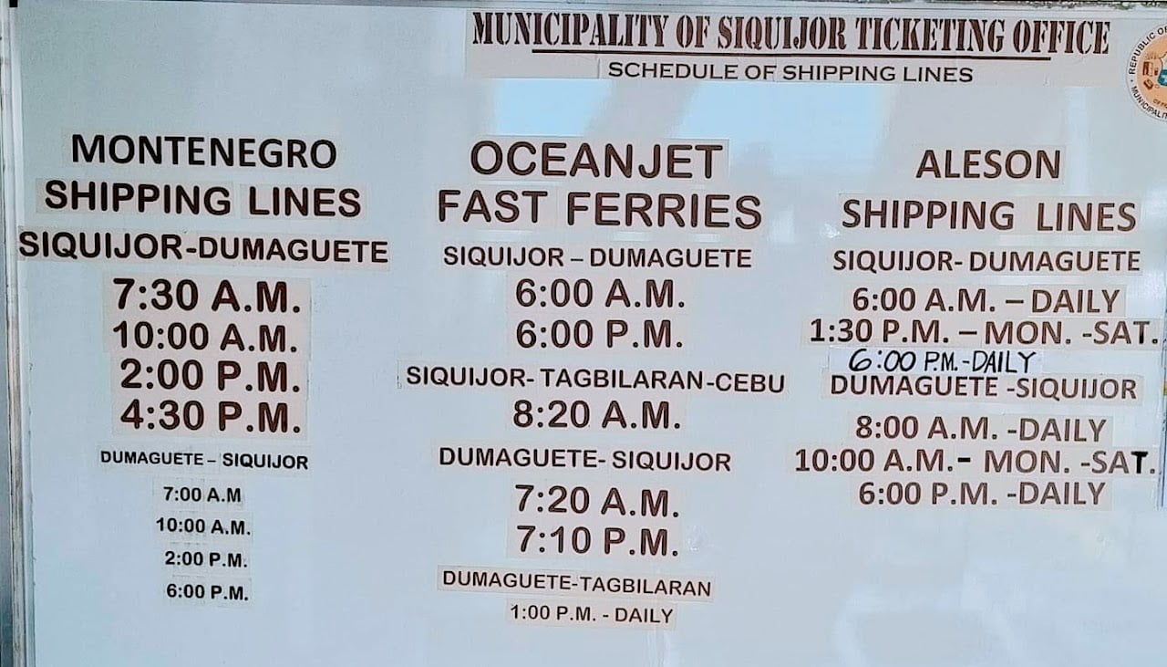 Traveling to and from Moalboal Cebu - Moalboal Adventures